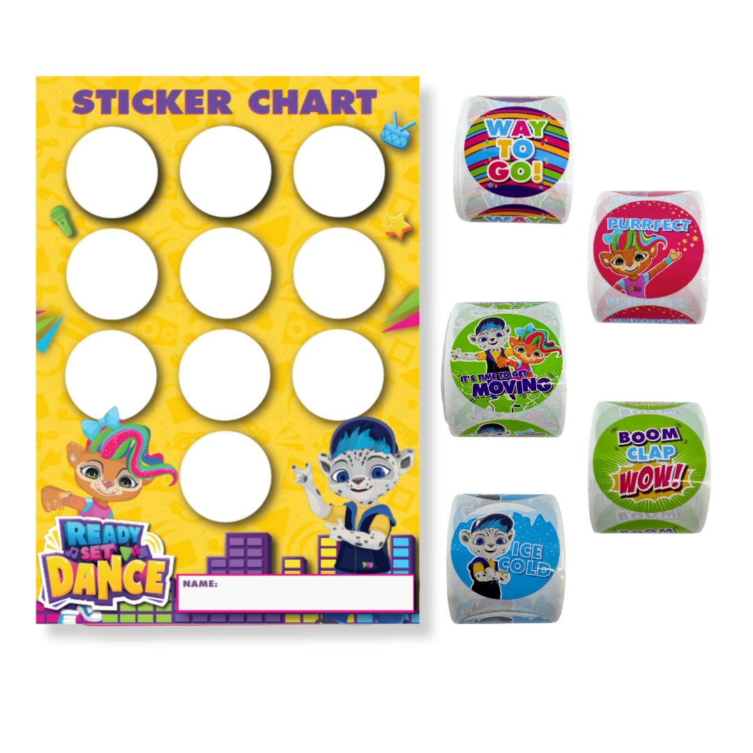 Sticker Chart Bundle - RSD – Ready Set Dance
