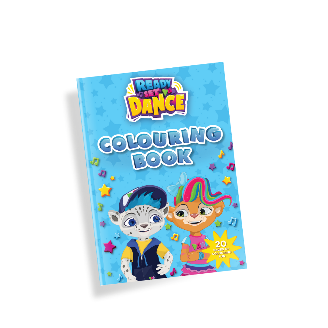 Colouring In Book - Twirl & Freeze - Pack of 10 – Ready Set Dance